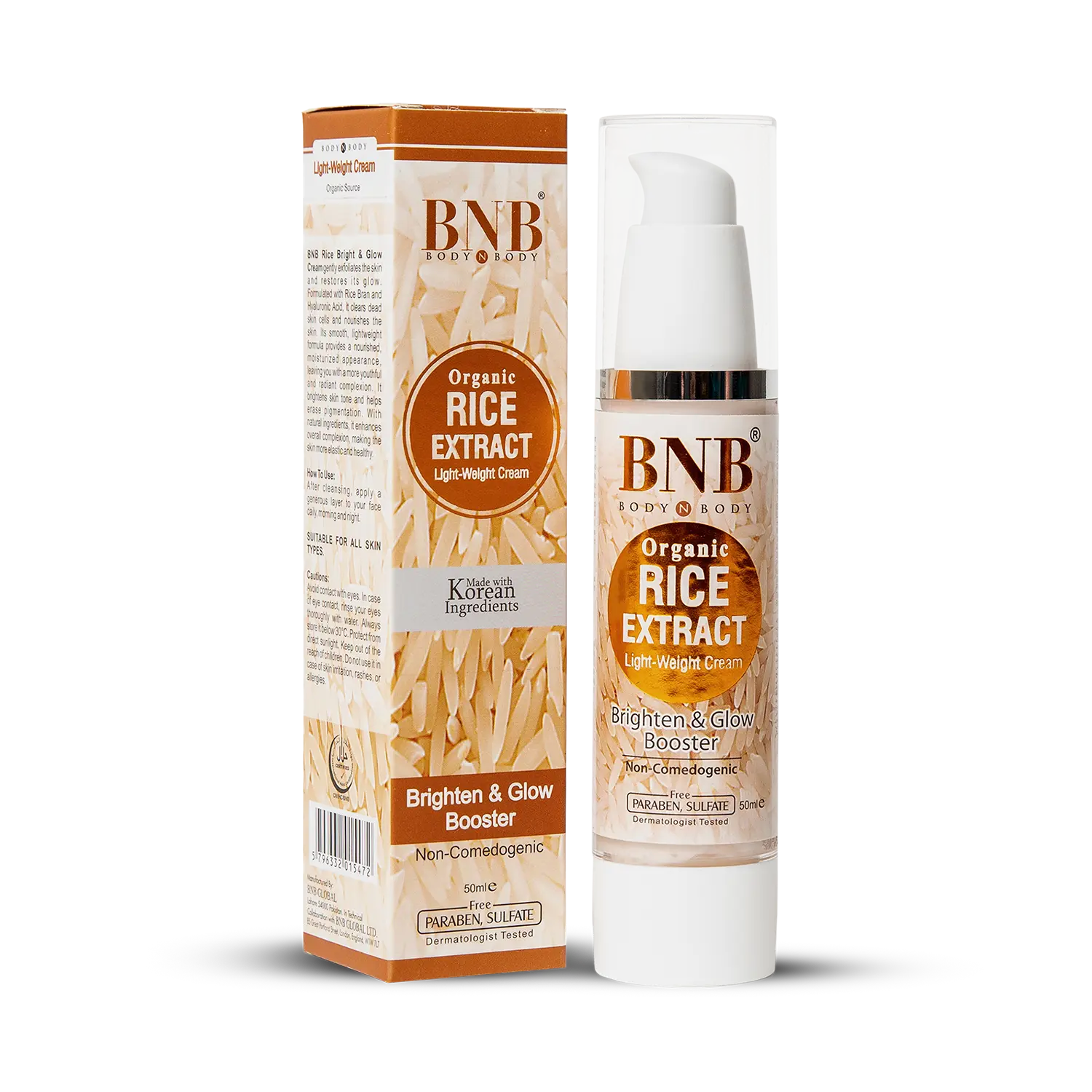 Buy Organic Rice Extract Cream Online Pakistan | BNB – BodyNBody