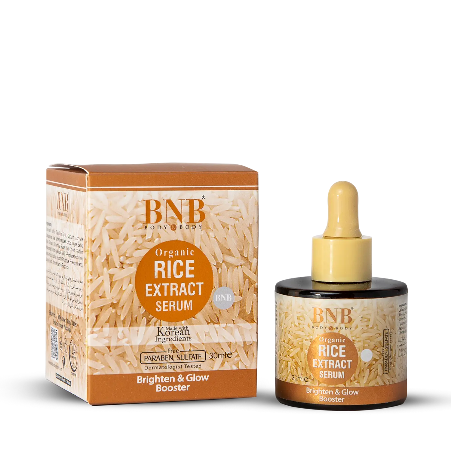 Buy BNB Organic Rice Extract Serum Online Pakistan | BNB – BodyNBody